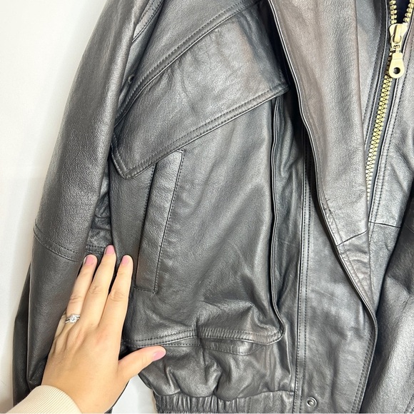 Vintage | Jackets & Coats | Vtg 9s Y2k Gianni Ferrara Bomber Style ...